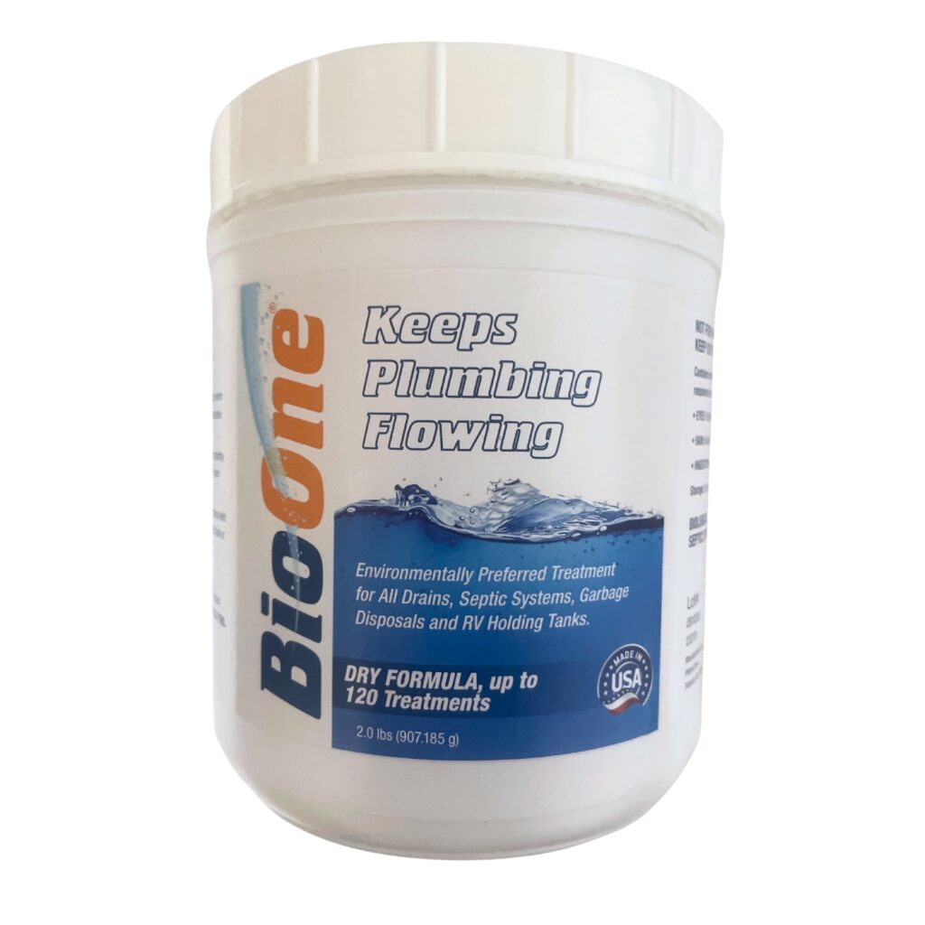 64 Oz (2 Bottle) BioOne Bacterial Liquid Drain Cleaner & Septic Tank ...